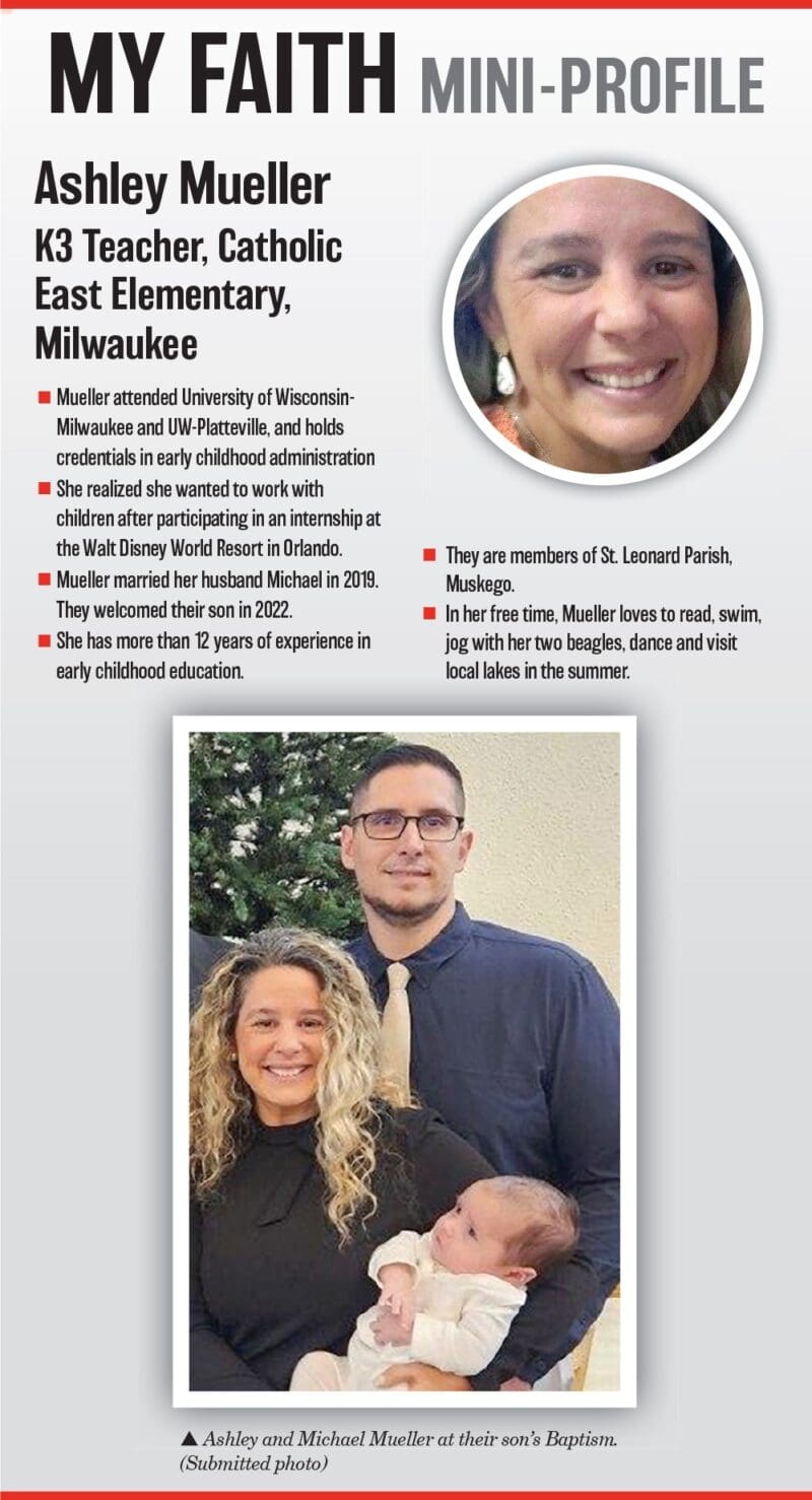 Living Our Witness: Ashley Mueller, K3 Teacher, Catholic East ...